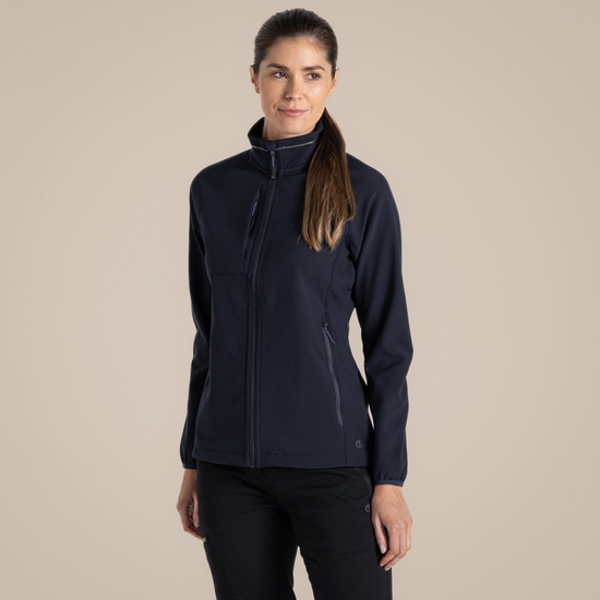 Craghoppers Expert Womens Basecamp Softshell Jacket - Dark Navy | Regatta