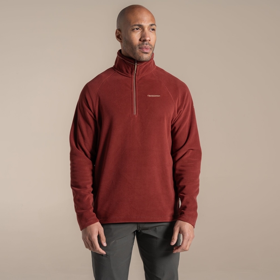 Men's Corey VI Half Zip Fleece - Red Jasper | Craghoppers