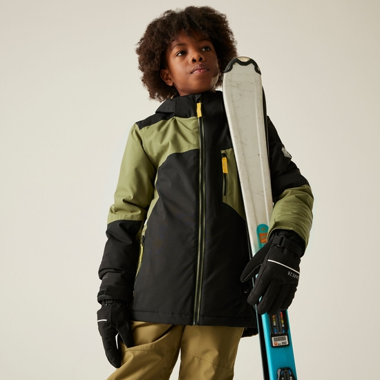 Kids' Ripper Ski Jacket - Olive Green | Dare2B