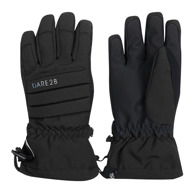 Womens ski gloves black store