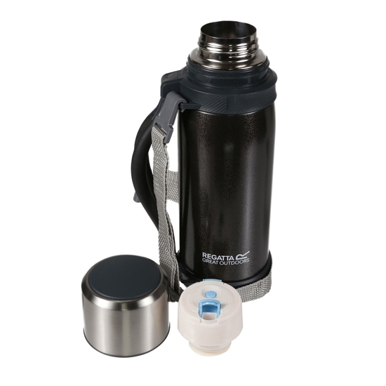 1.2L Vacuum Flask Black Regatta UK