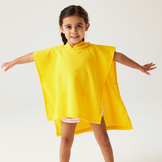 Kids' Animal Towel Robe - Pebbles The Duck Sunbeam | Regatta