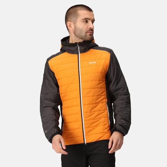 Men's Trutton II Baffled Jacket - Orange Pepper Ash | Regatta ROW