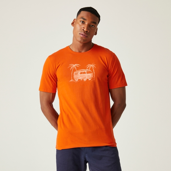 Men's Cline VIII T-Shirt - Rusty Orange | Regatta ROW