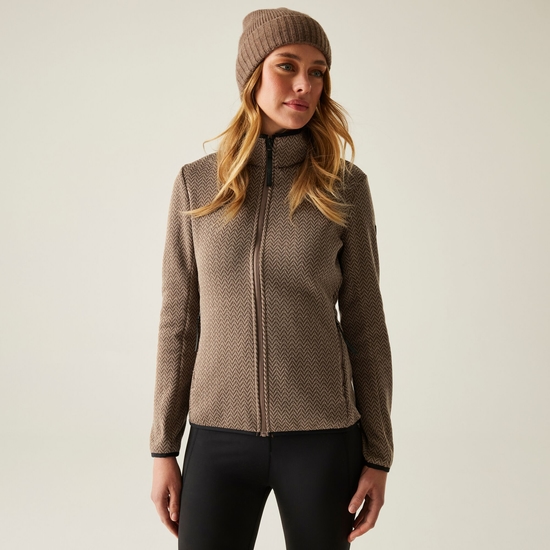 Women's Elzie Full Zip Fleece - Brown | Regatta