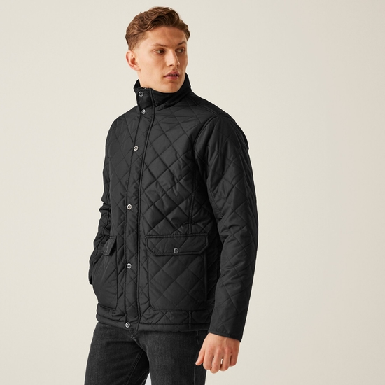 diamond quilted pattern jacket