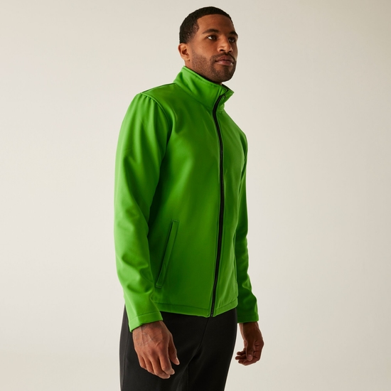 Men's Ablaze Printable Softshell Jacket - Extreme Green Black | Regatta ROW