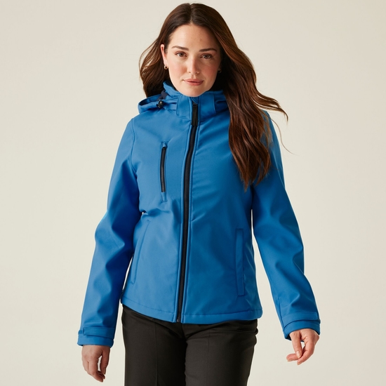 Women's Venturer 3-layer Printable Hooded Softshell Jacket - French ...